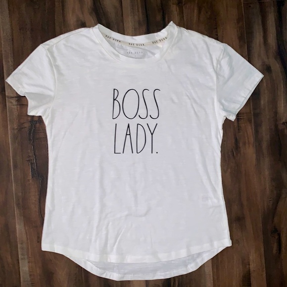 Rae Dunn | Tops | Rae Dunn Boss Lady Tee | Poshmark